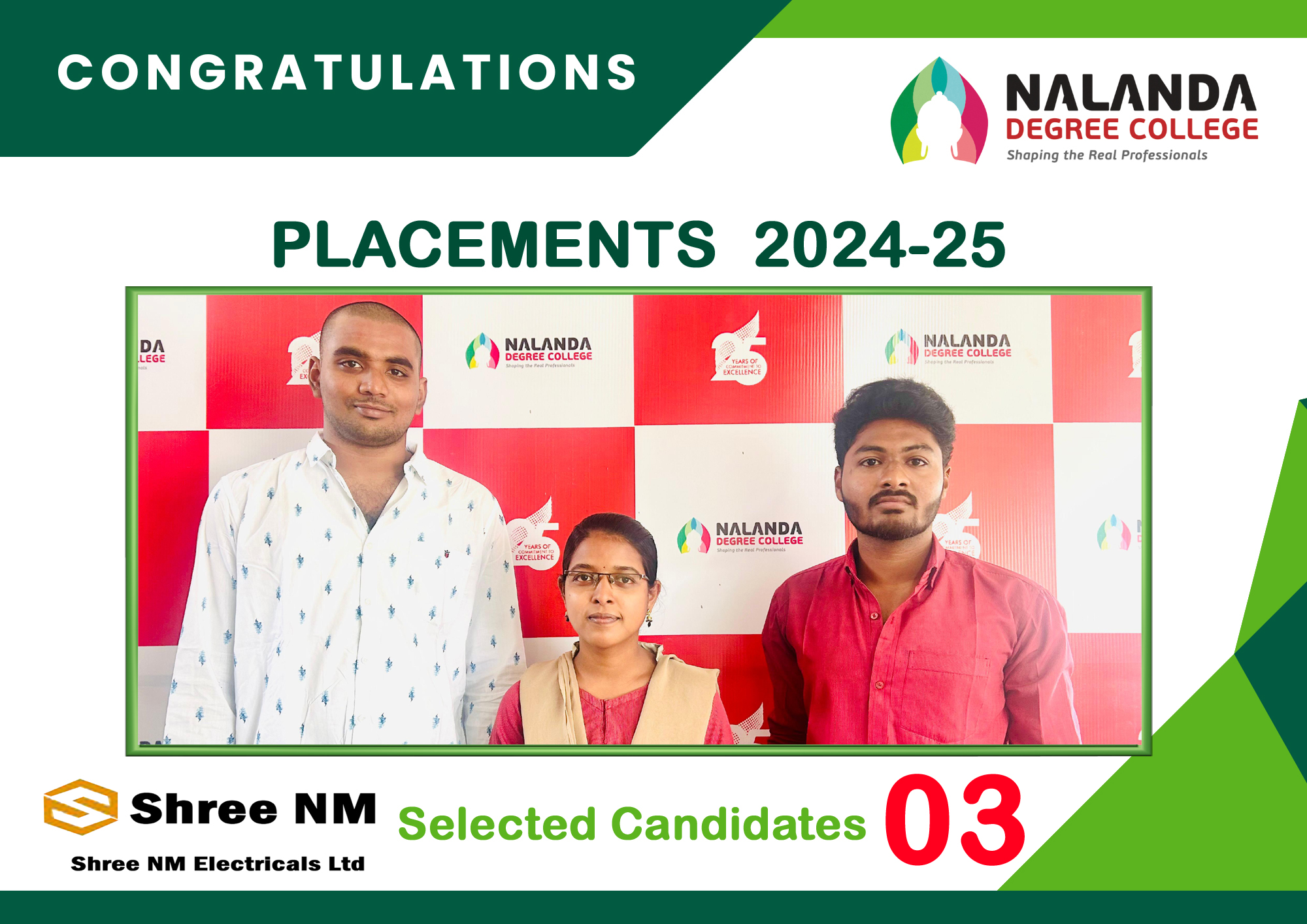 Top Campus Placements | Nalanda Degree College, Vijayawada